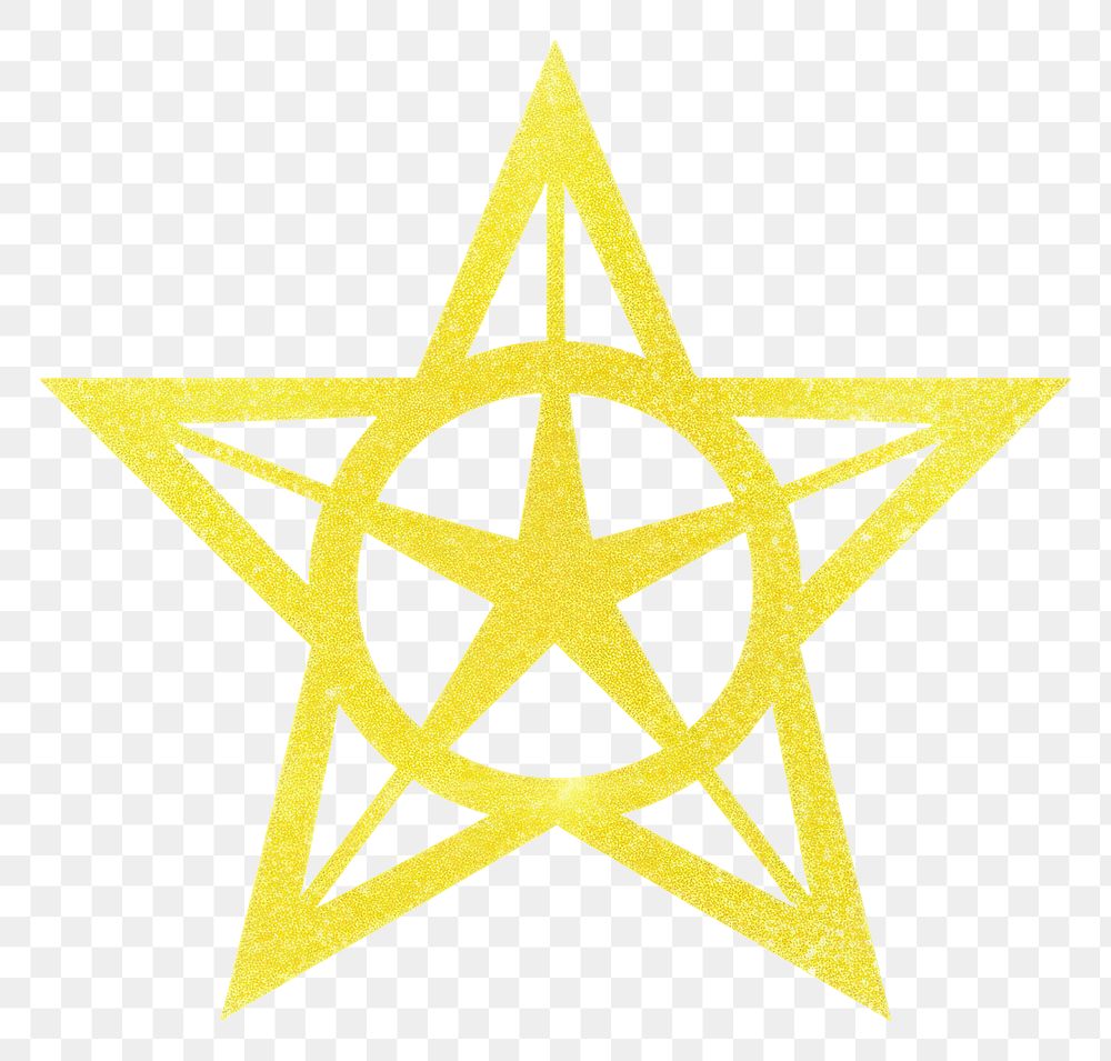 PNG Yellow octagram icon symbol | Free PNG - rawpixel