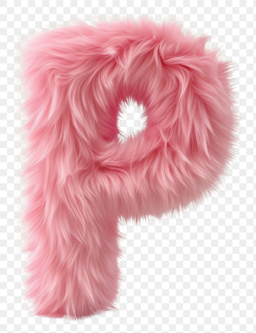 PNG Fur letter P pink | Premium PNG - rawpixel