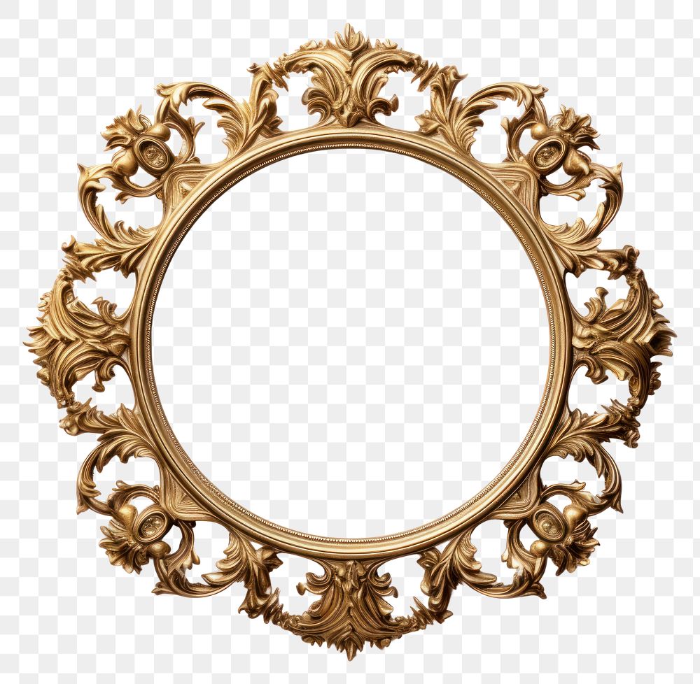 PNG Rococo circle frame vintage | Premium PNG - rawpixel