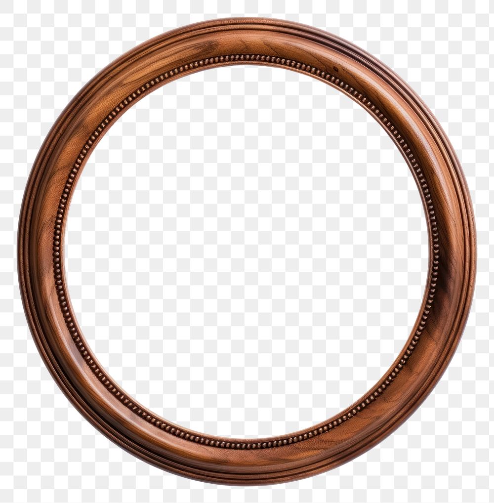 PNG Walnut wood circle frame | Premium PNG - rawpixel