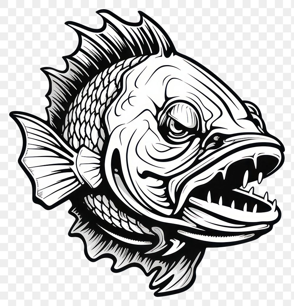 PNG Fish drawing sketch animal | Free PNG - rawpixel