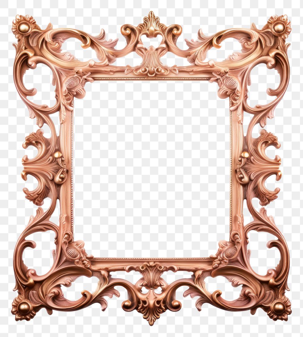 PNG Rococo frame vintage rectangle | Premium PNG - rawpixel