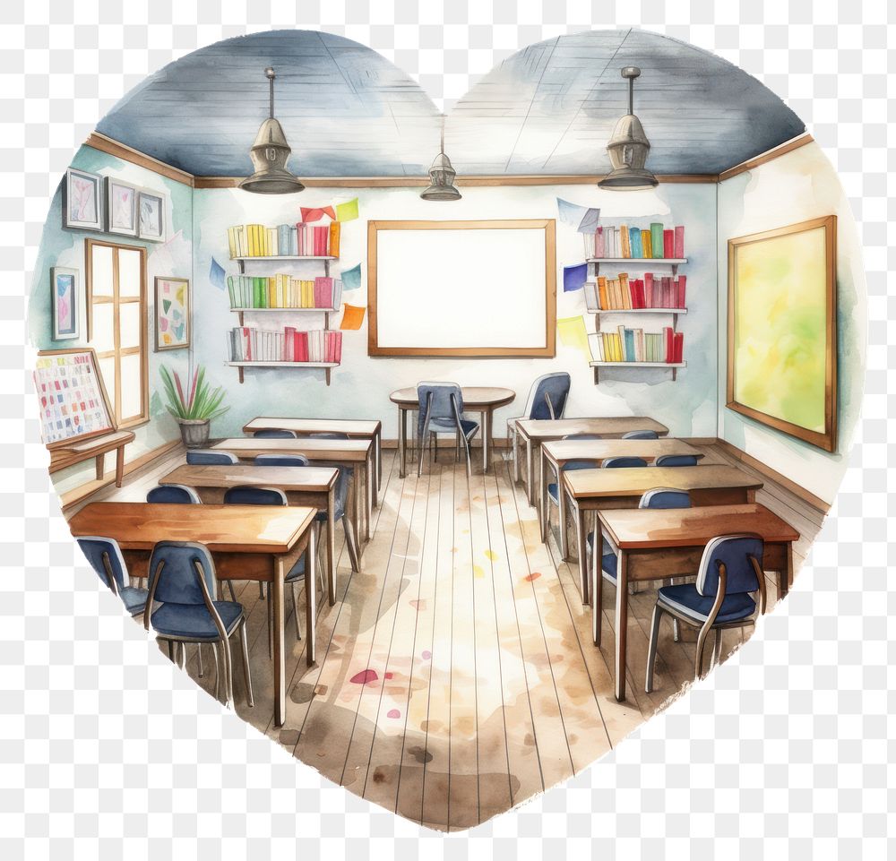 PNG Architecture furniture classroom building. | Free PNG - rawpixel