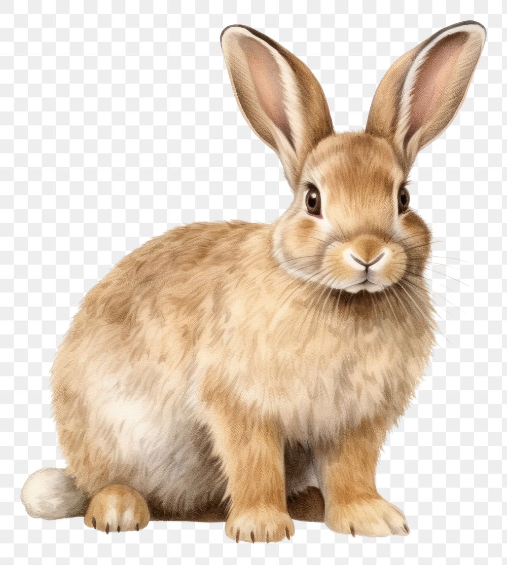 PNG Rabbit full body mammal | Premium PNG - rawpixel