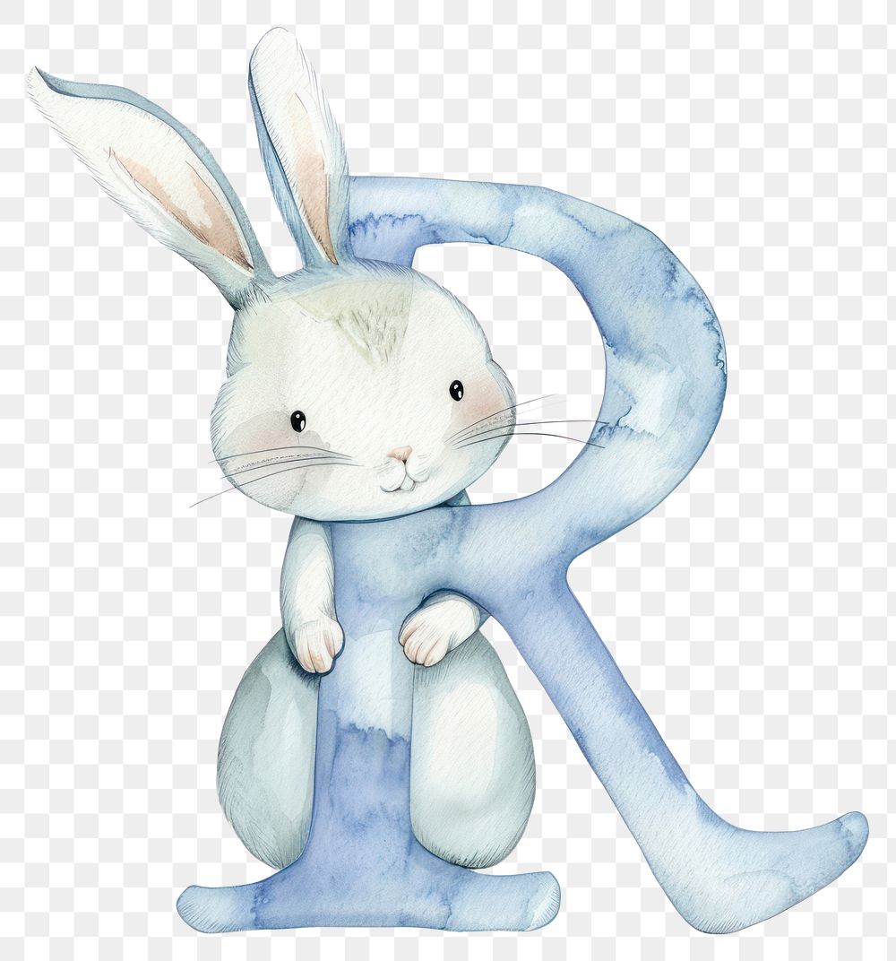 PNG Bunny alphabet R drawing | Premium PNG - rawpixel