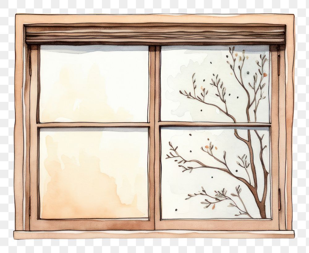 PNG Window windowsill sketch architecture. | Free PNG - rawpixel
