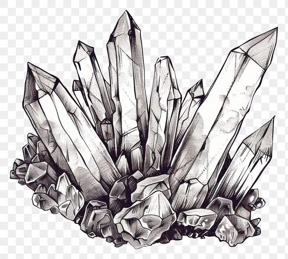 PNG Gemstone sketch drawing quartz. | Free PNG - rawpixel