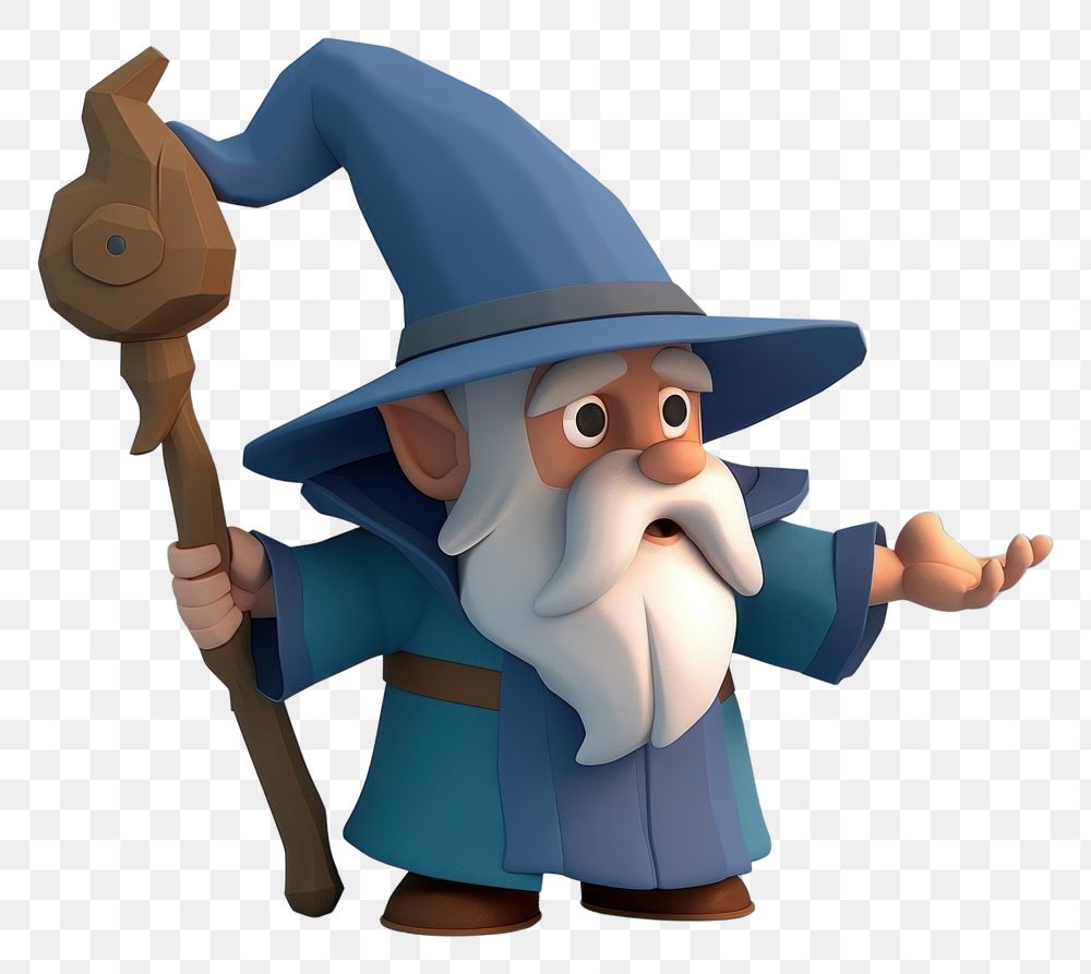 PNG 3d Wizard cartoon representation | Premium PNG - rawpixel