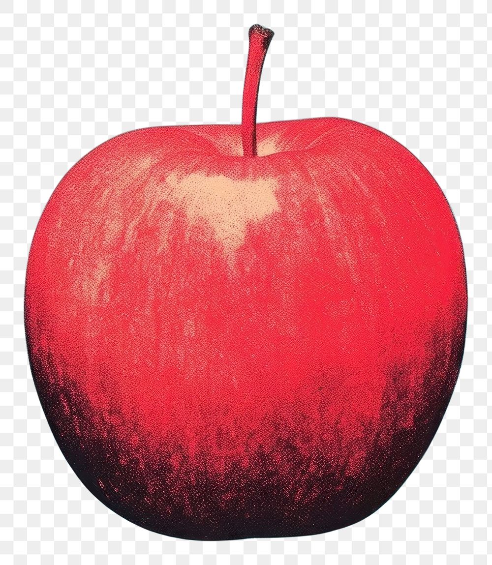 PNG Apple cyan and magenta | Premium PNG - rawpixel