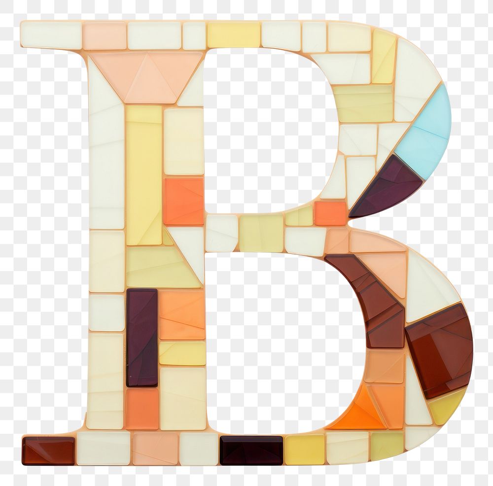 PNG Mosaic tiles letters B | Free PNG - rawpixel