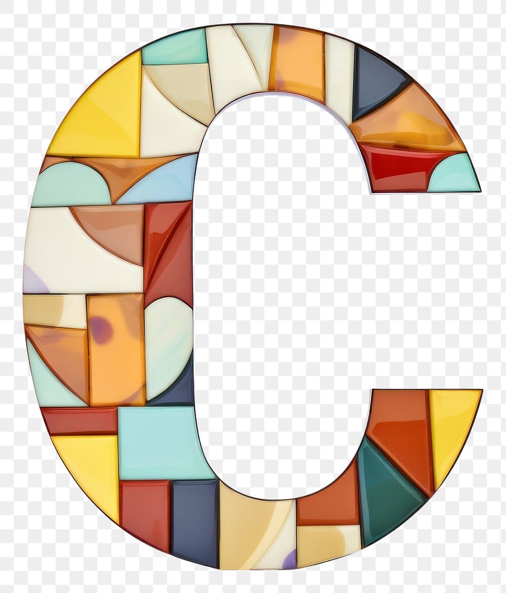 PNG Mosaic tiles letters C | Premium PNG - rawpixel