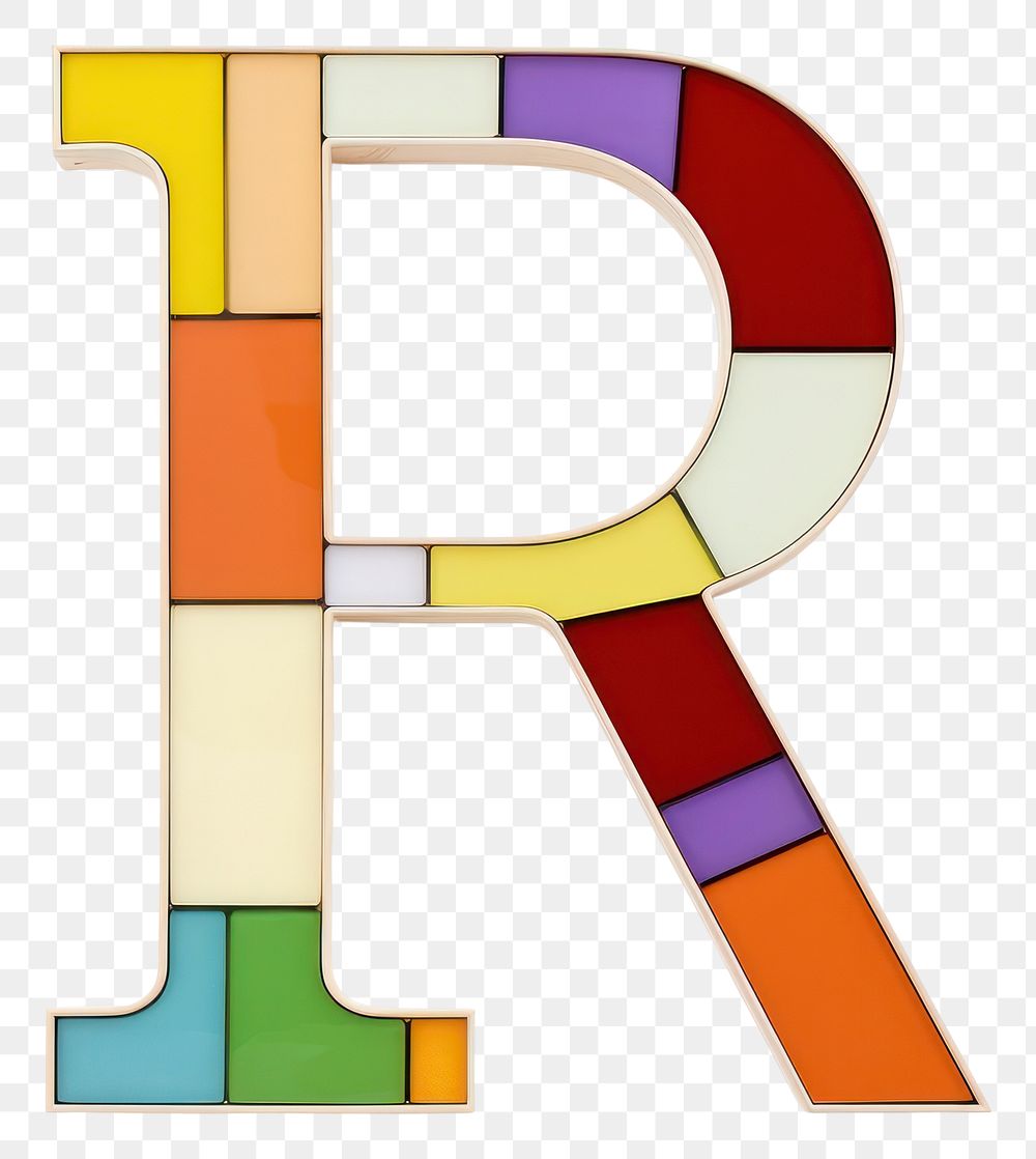 PNG Mosaic tiles letters R | Free PNG - rawpixel