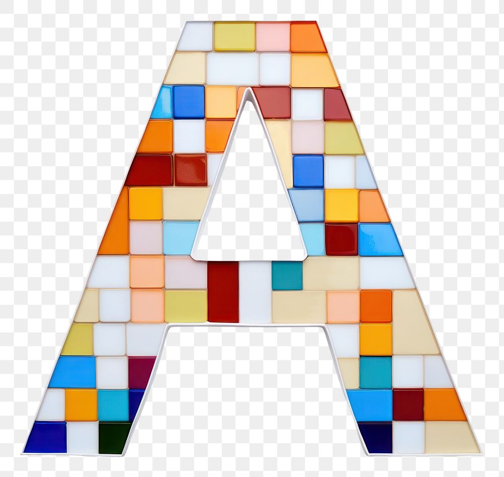 PNG Mosaic tiles letters alphabet | Premium PNG - rawpixel