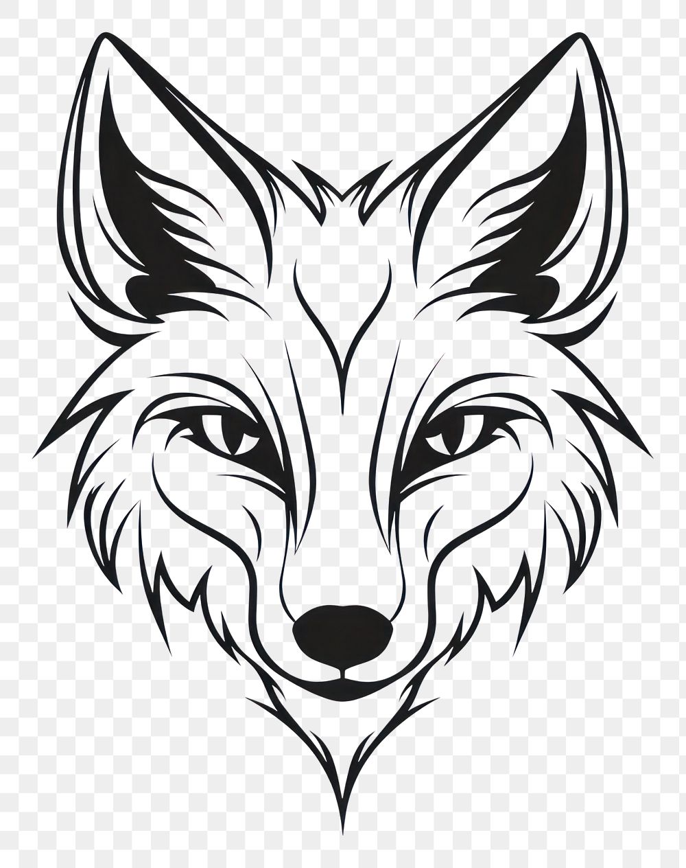 PNG Fox sketch drawing animal. | Premium PNG - rawpixel