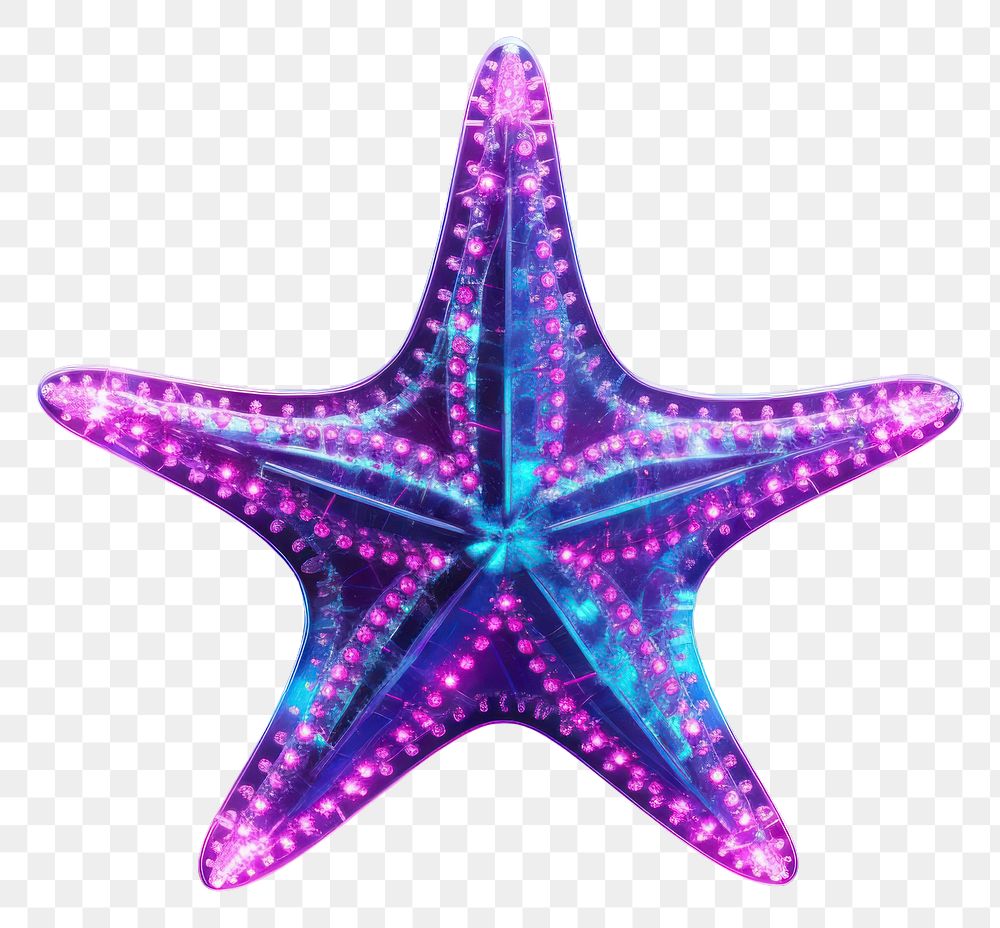 PNG Starfish purple light neon. | Free PNG - rawpixel