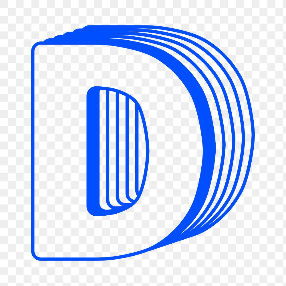 Letter D png layered alphabet | Premium PNG - rawpixel