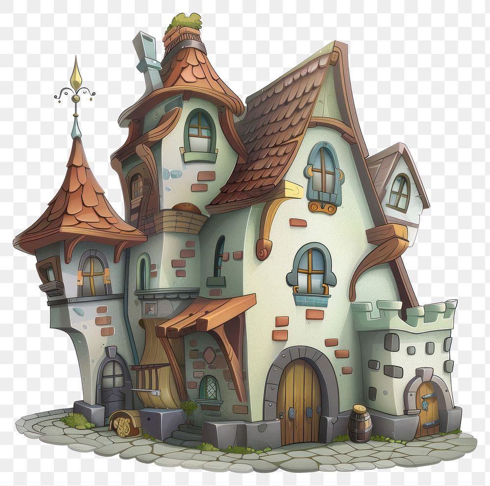 PNG Cartoon basement architecture building | Premium PNG - rawpixel