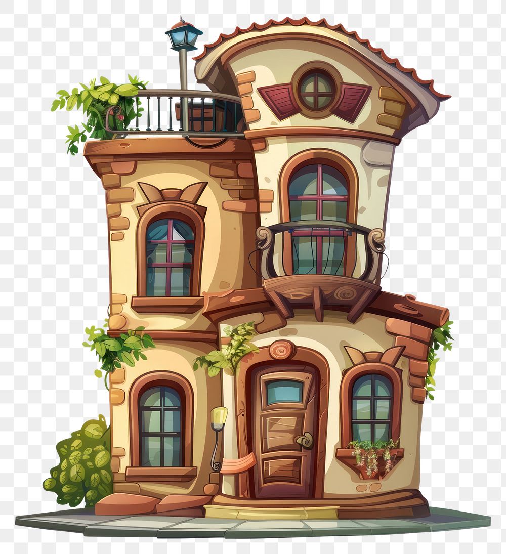 PNG Cartoon studio architecture building | Free PNG - rawpixel