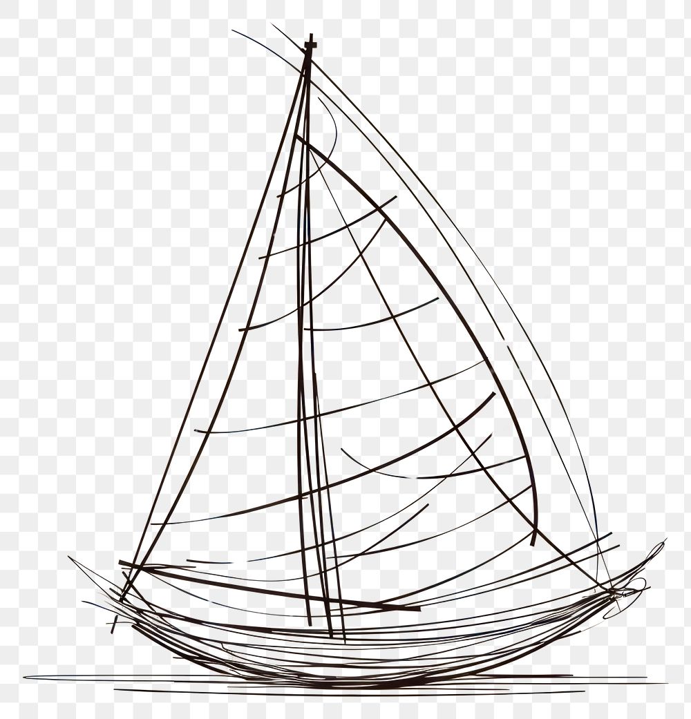 PNG Hand drawn boat drawing | Free PNG - rawpixel