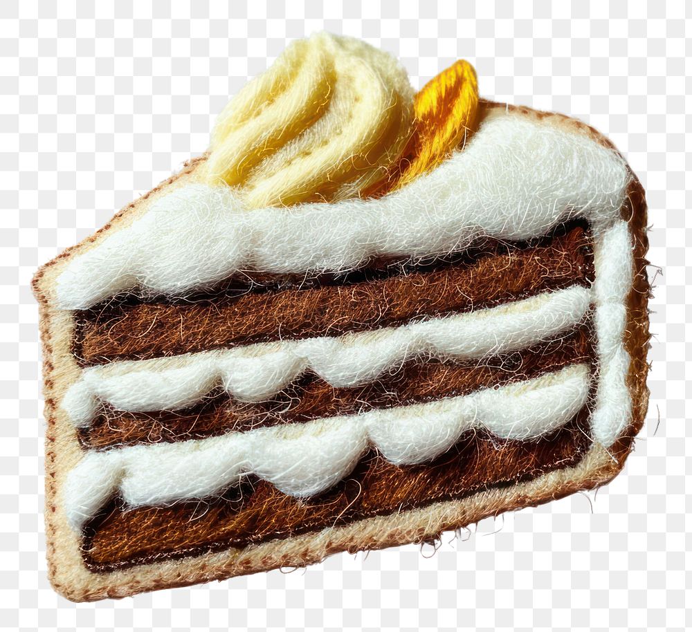 PNG Felt stickers single vanilla | Free PNG - rawpixel