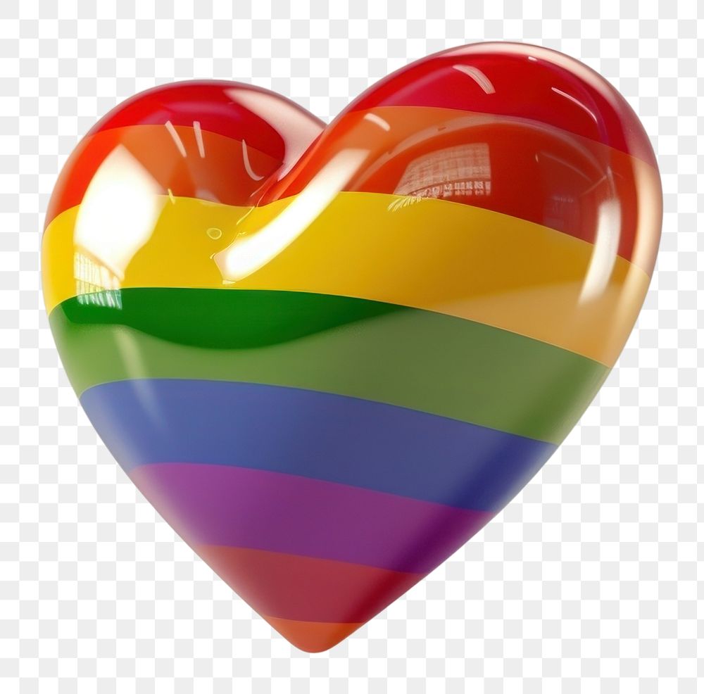 PNG Rainbow LGBTQ flag heart | Free PNG - rawpixel