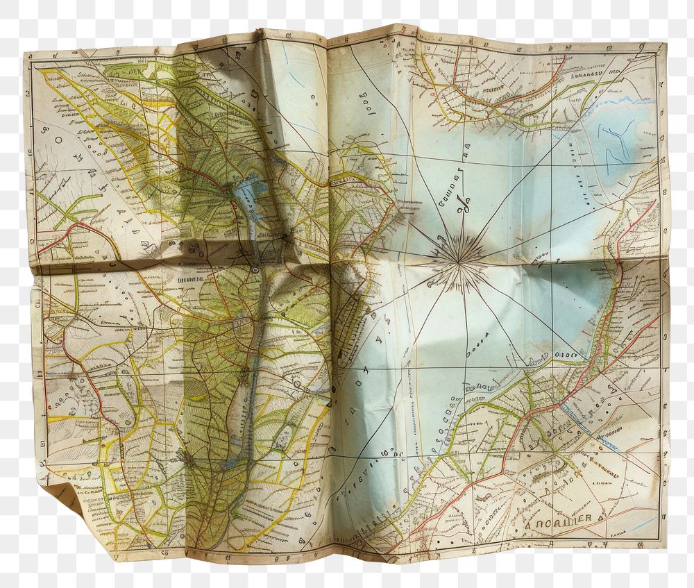 PNG Folded map diagram atlas | Premium PNG - rawpixel