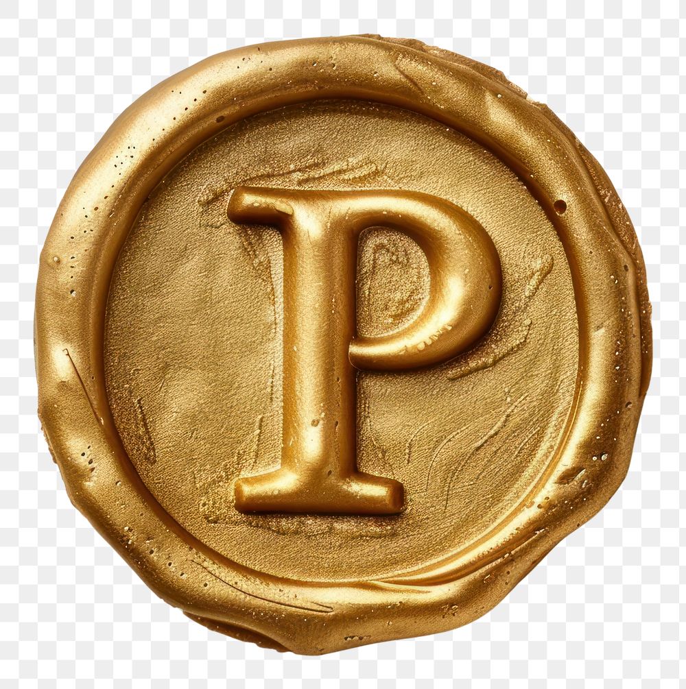 PNG Letter P gold accessories | Premium PNG - rawpixel