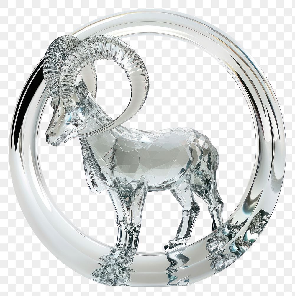 PNG Capricornus zodiac symbol silver | Free PNG - rawpixel