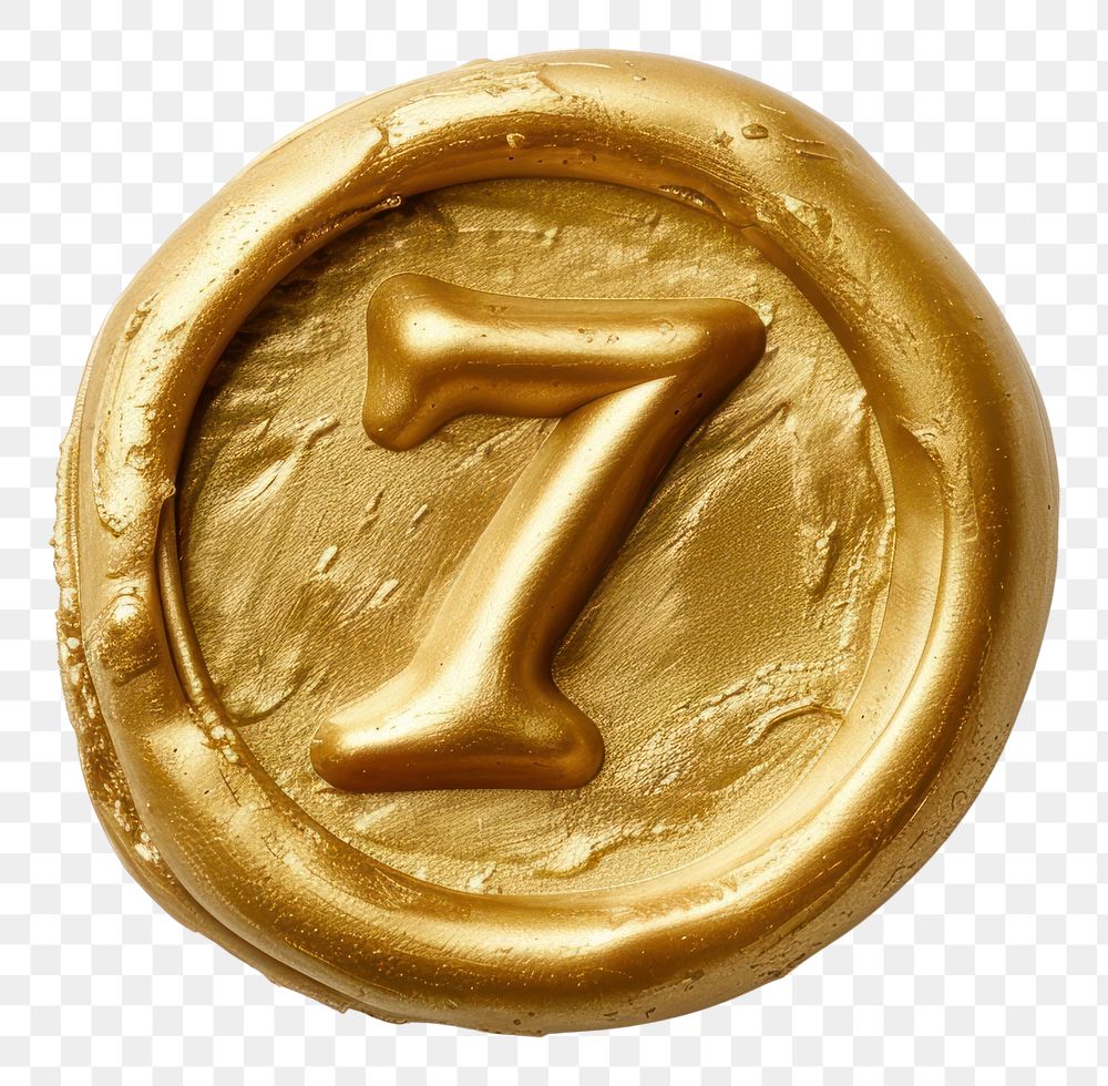 PNG Letter number 7 gold | Premium PNG - rawpixel