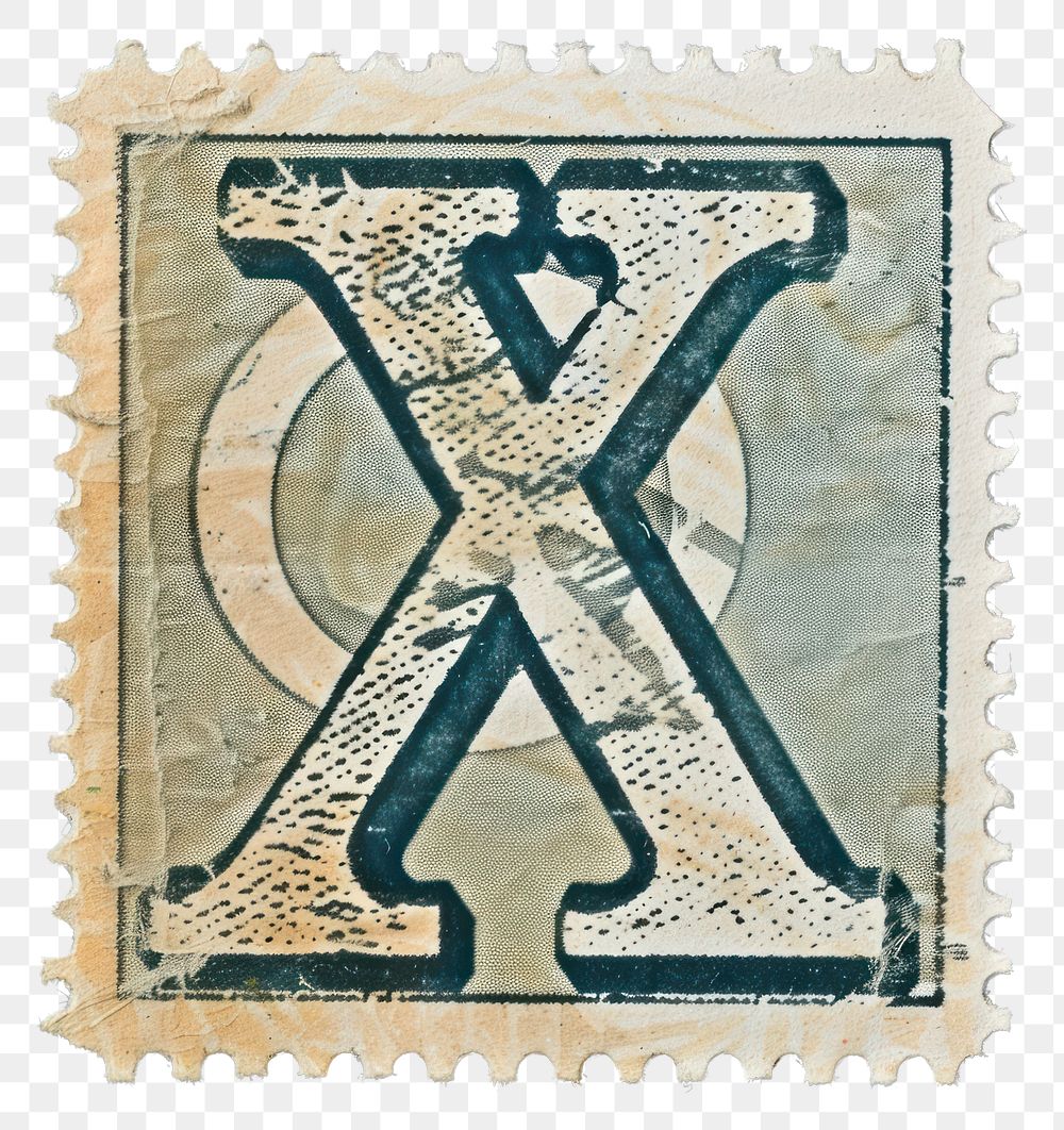 PNG Stamp alphabet X font | Free PNG - rawpixel