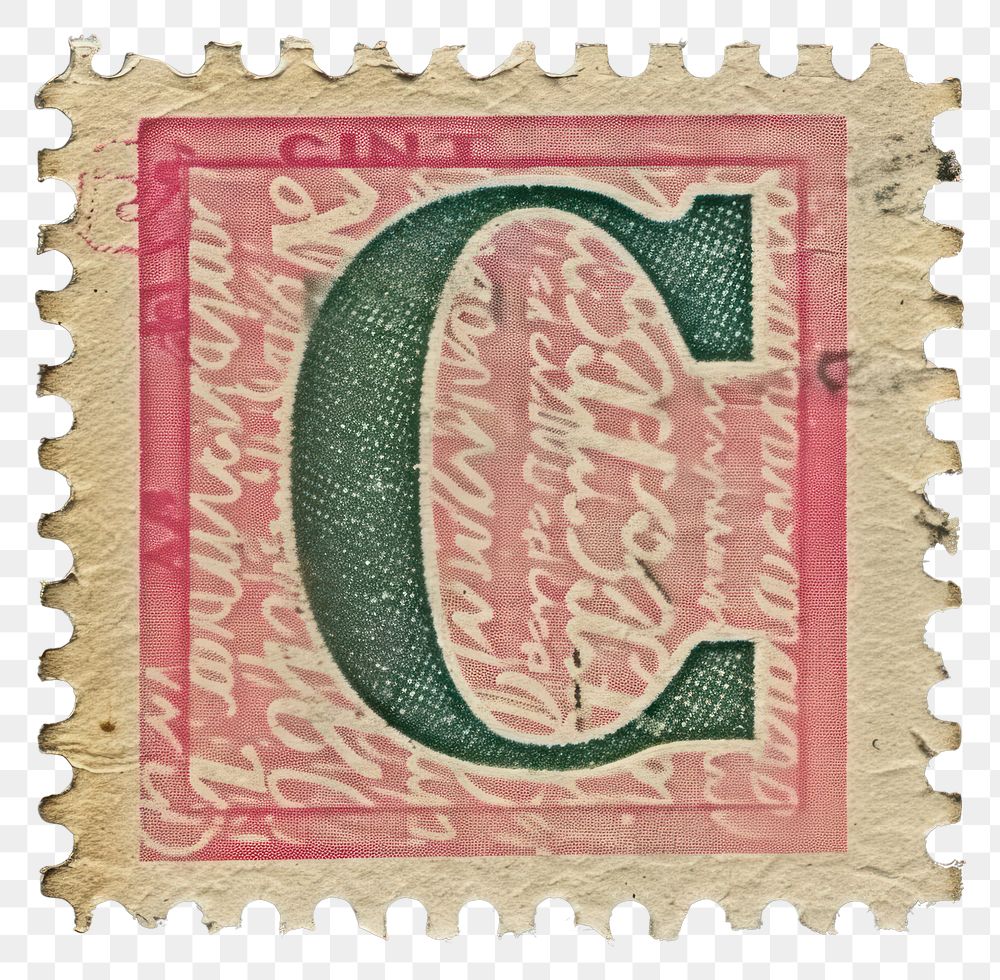 PNG Postage stamp alphabet C | Free PNG - rawpixel