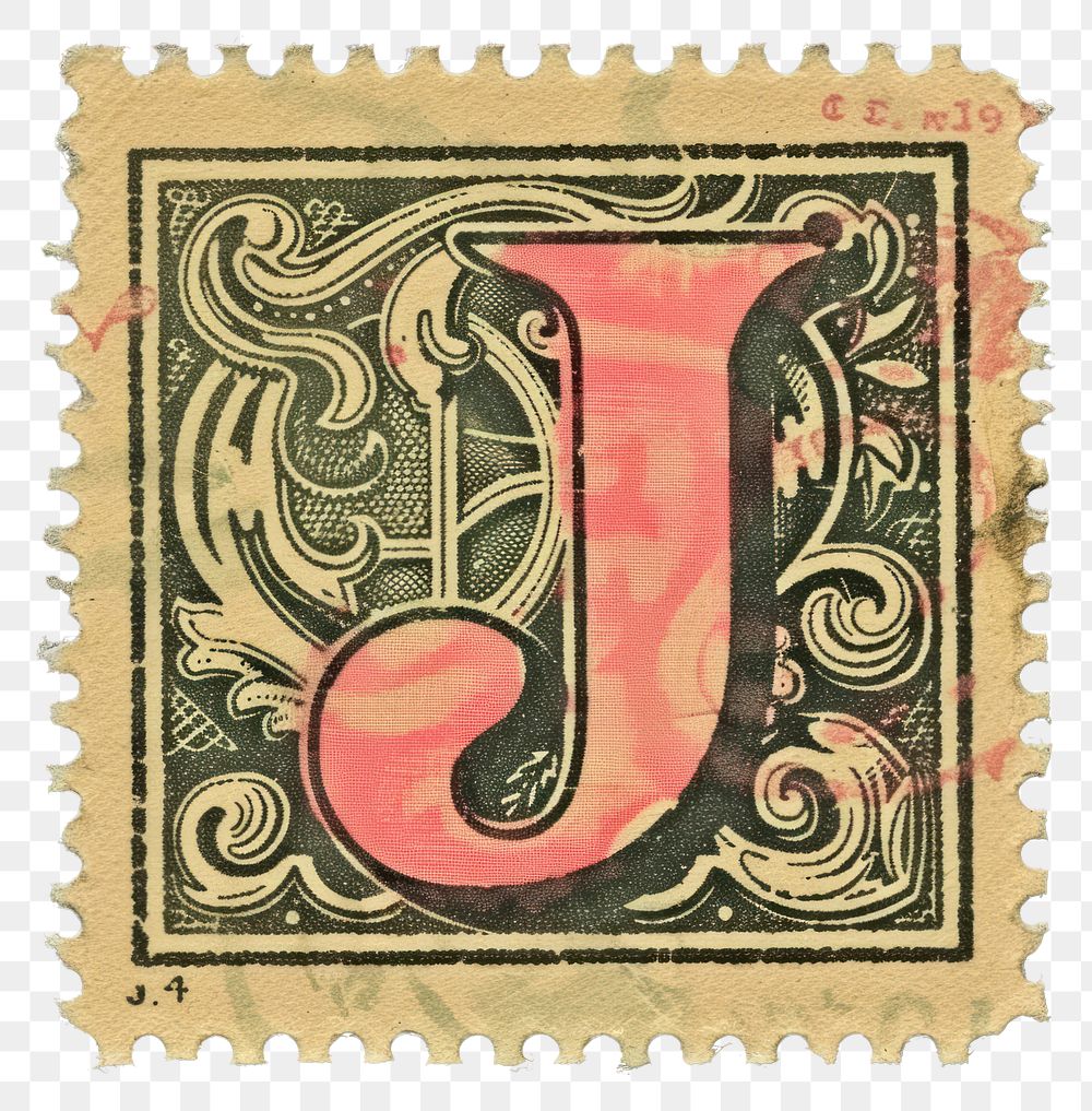 PNG Stamp alphabet J font | Free PNG - rawpixel
