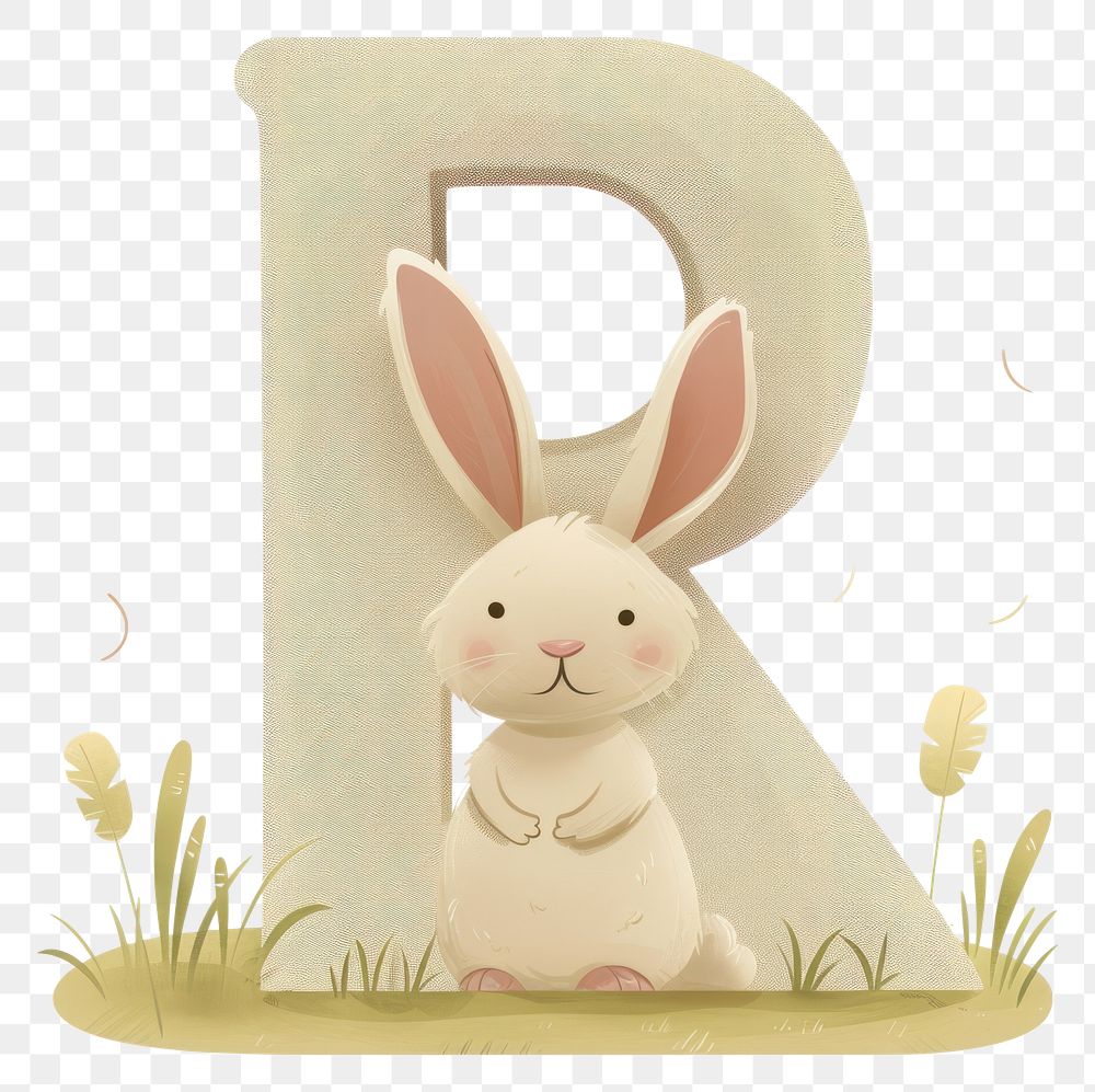 PNG Letter R Rabbit animal | Free PNG - rawpixel