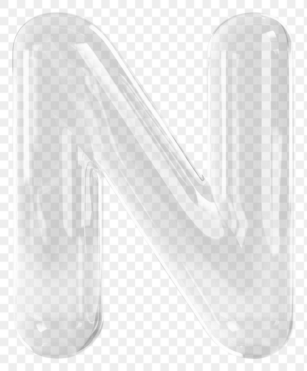 Letter N Glass Pottery Plastic Premium Png Rawpixel