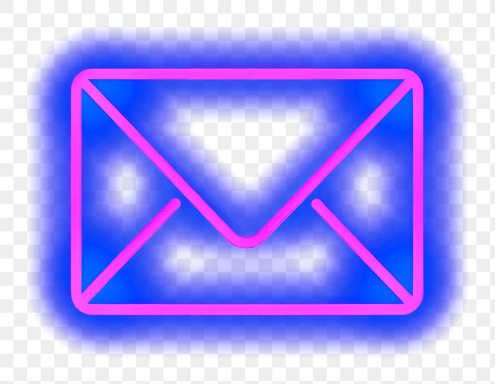 PNG Mail icon neon light | Free PNG - rawpixel