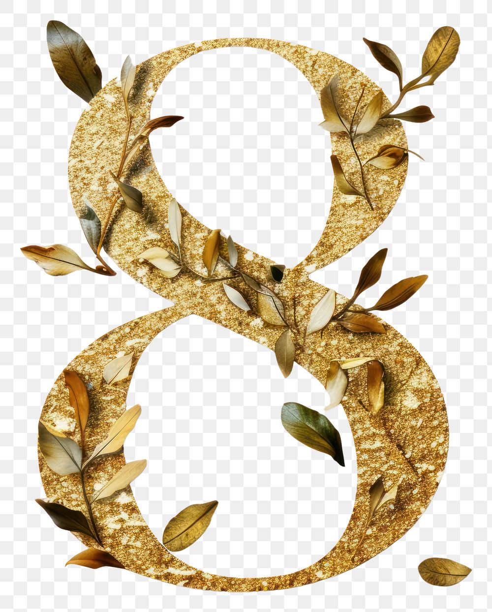 PNG Gold jewelry font leaf. | Premium PNG - rawpixel