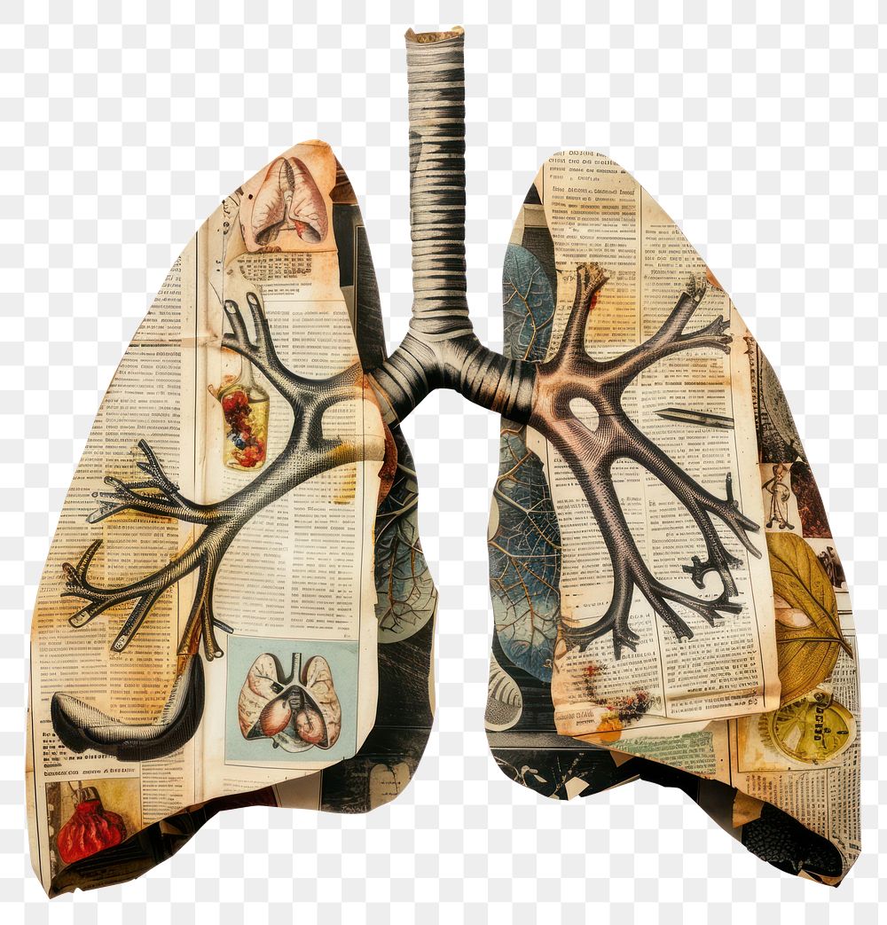 PNG Lung shape collage cutouts | Free PNG - rawpixel