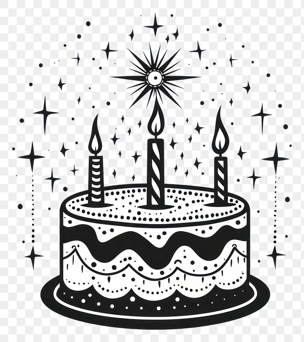 PNG Surreal aesthetic birthday cake | Premium PNG - rawpixel