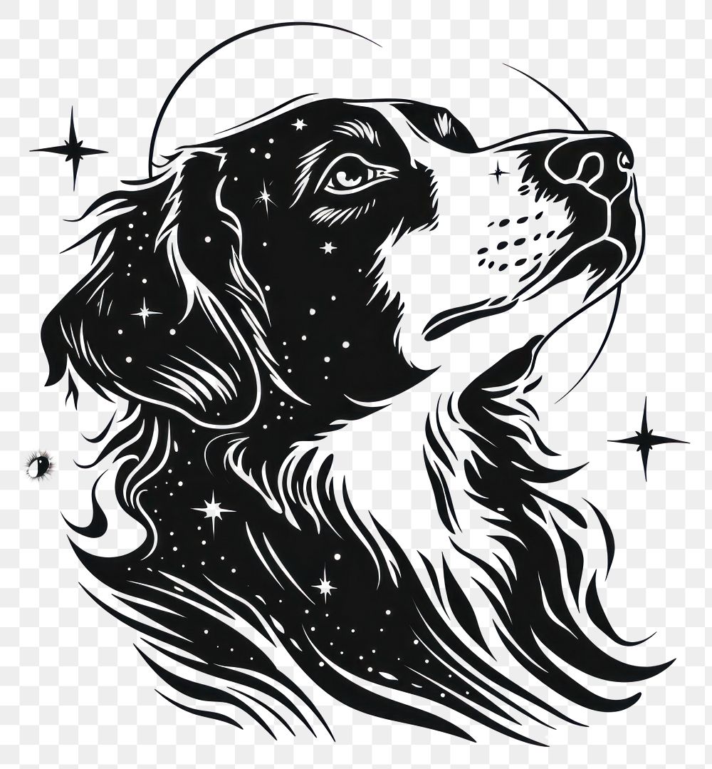 PNG Surreal abstract dog logo | Premium PNG - rawpixel