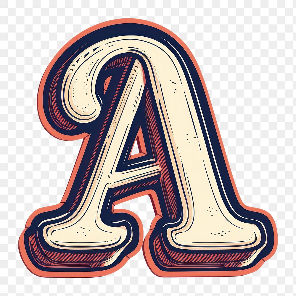 Varsity letter logo cartoon pattern | Free PNG - rawpixel