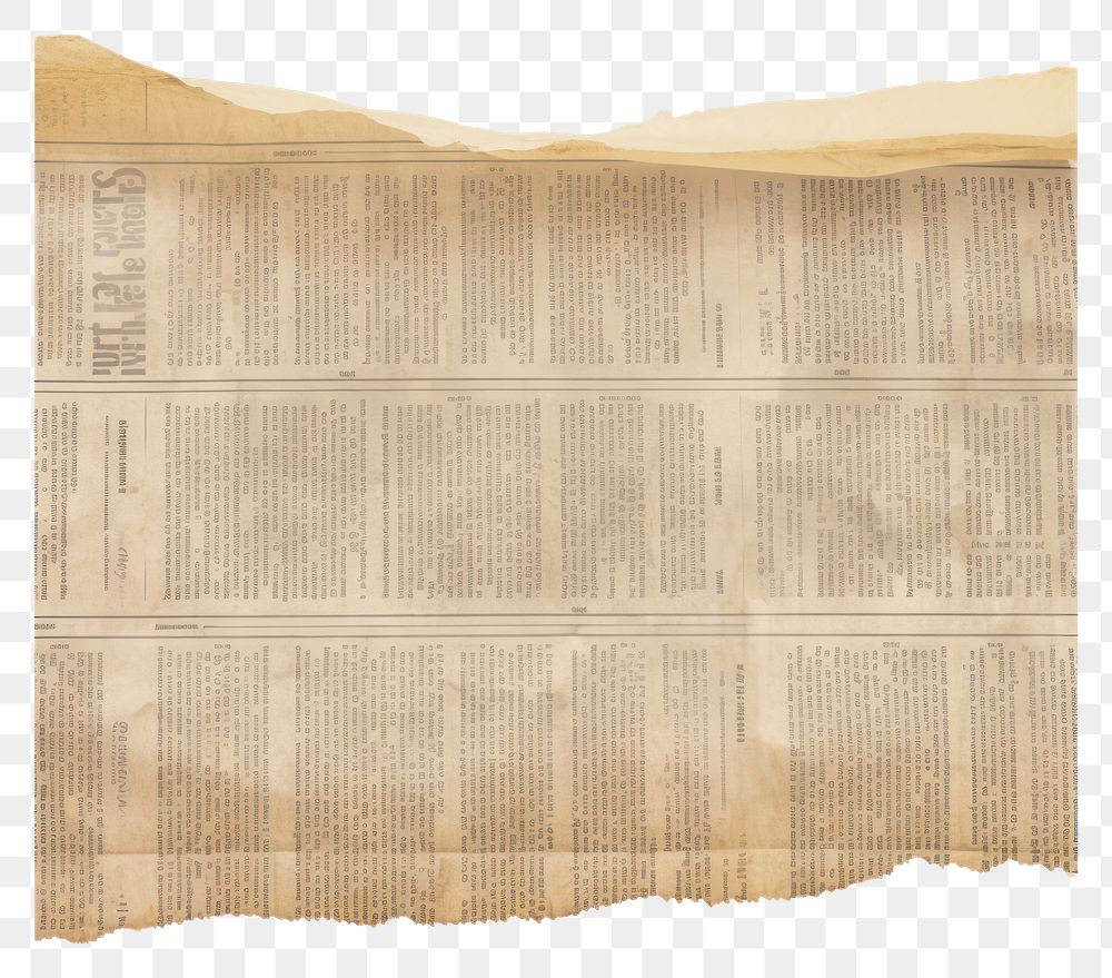 PNG Gold newspaper ripped paper | Premium PNG - rawpixel