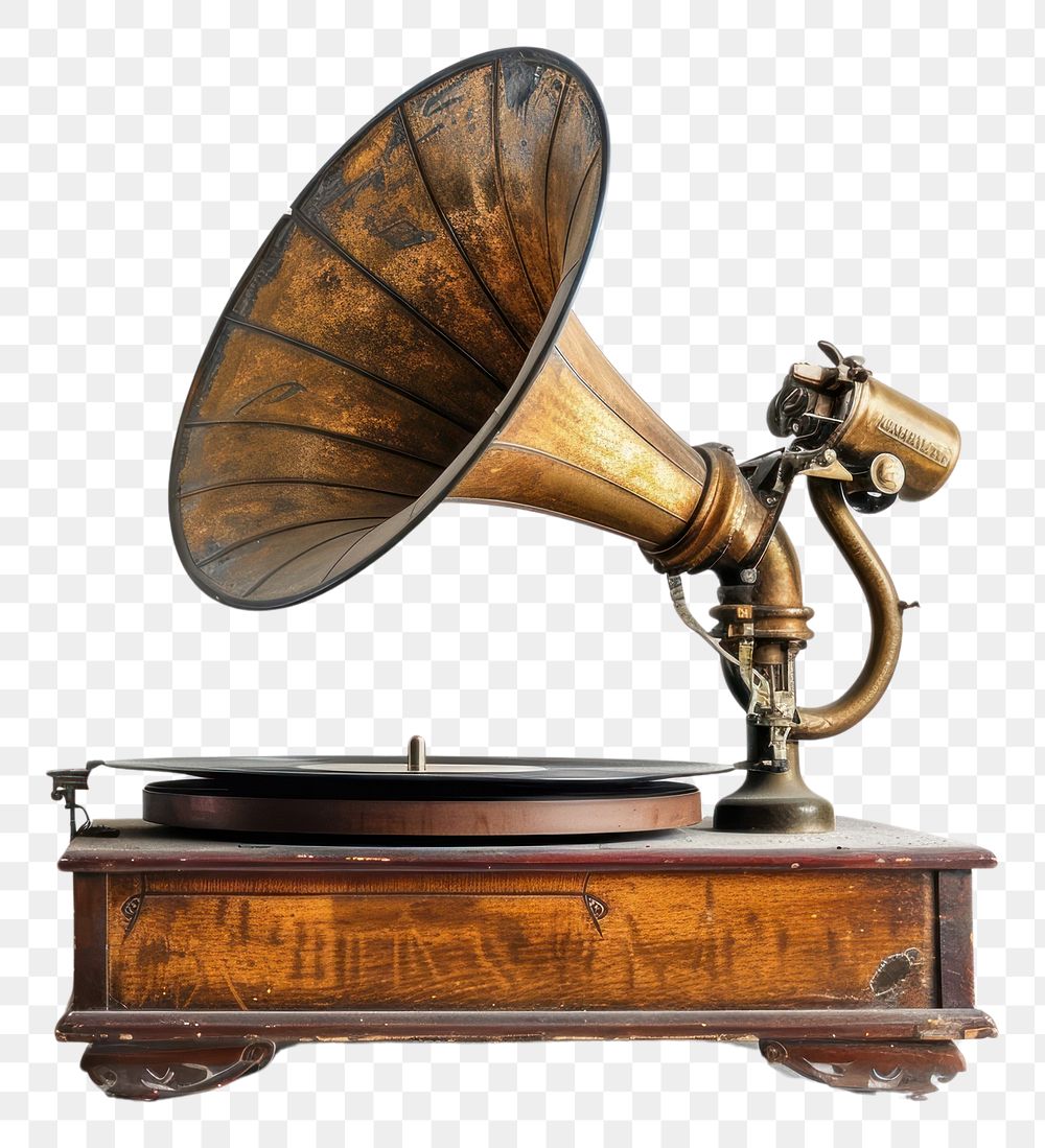 Png Old Record Player Horn Free Png Rawpixel