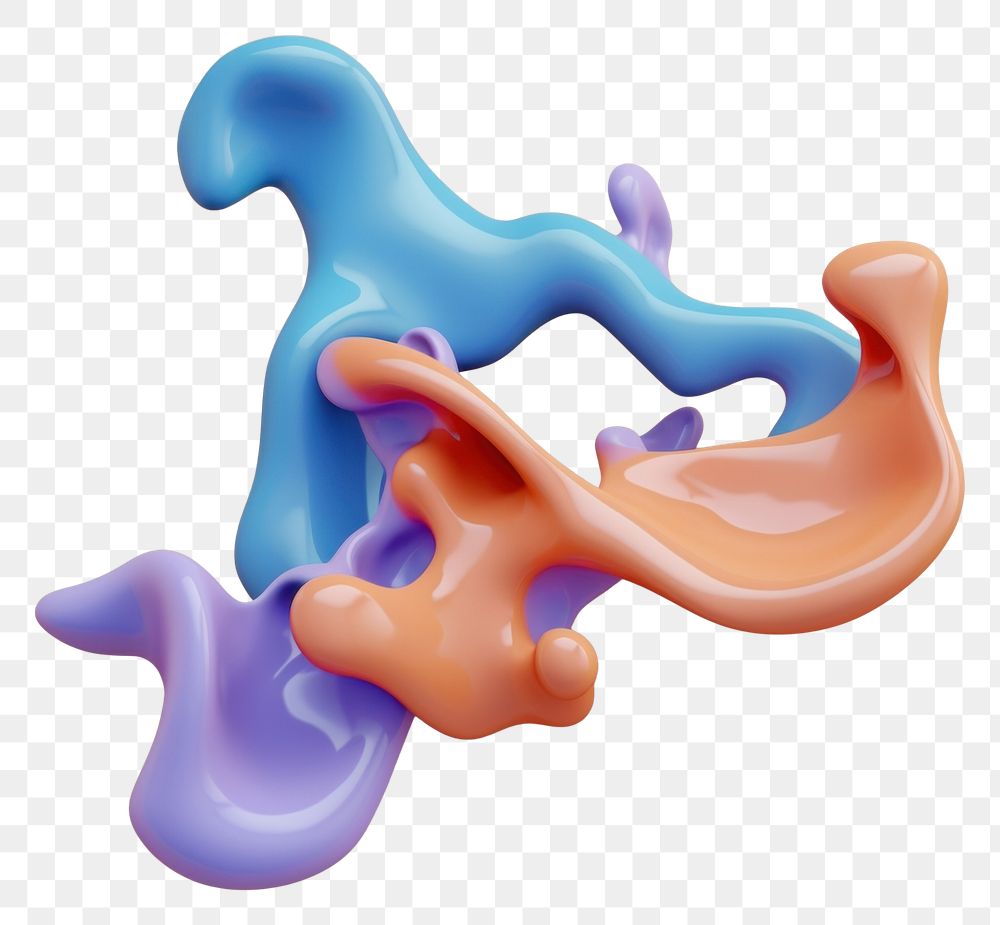 PNG 3d render abstract fluid | Free PNG - rawpixel