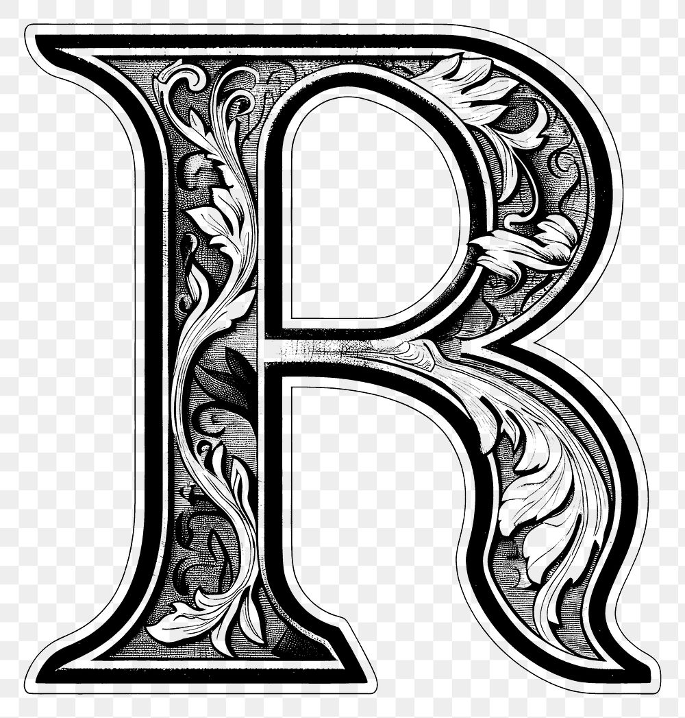 PNG R letter alphabet number | Free PNG - rawpixel