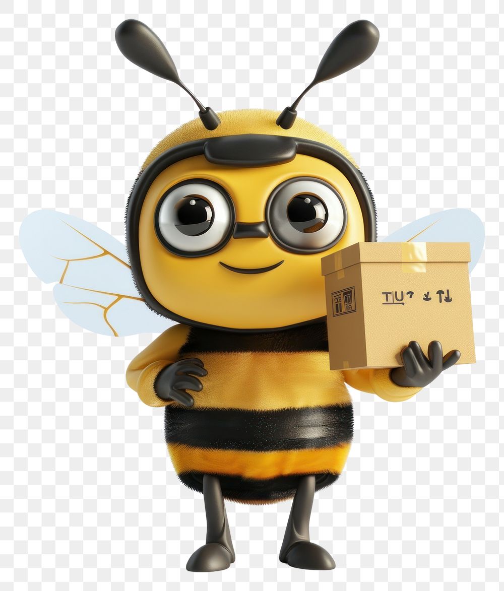 PNG Bee delivery costume animal | Premium PNG - rawpixel