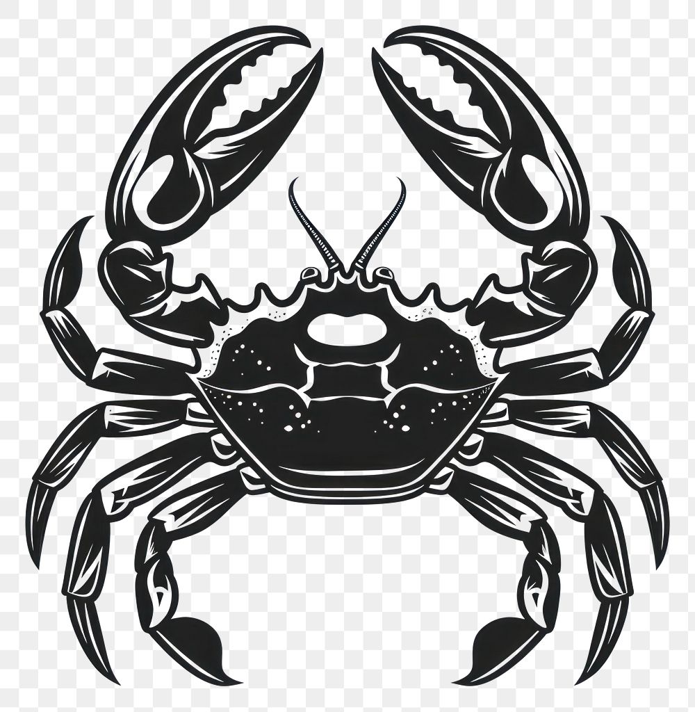 PNG Crab seafood animal logo. | Free PNG - rawpixel