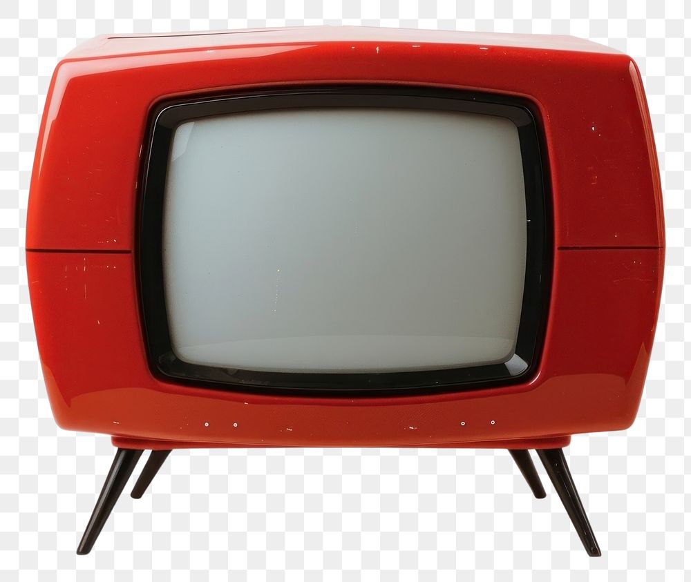 PNG Retro Cherry Red TV | Free PNG - rawpixel
