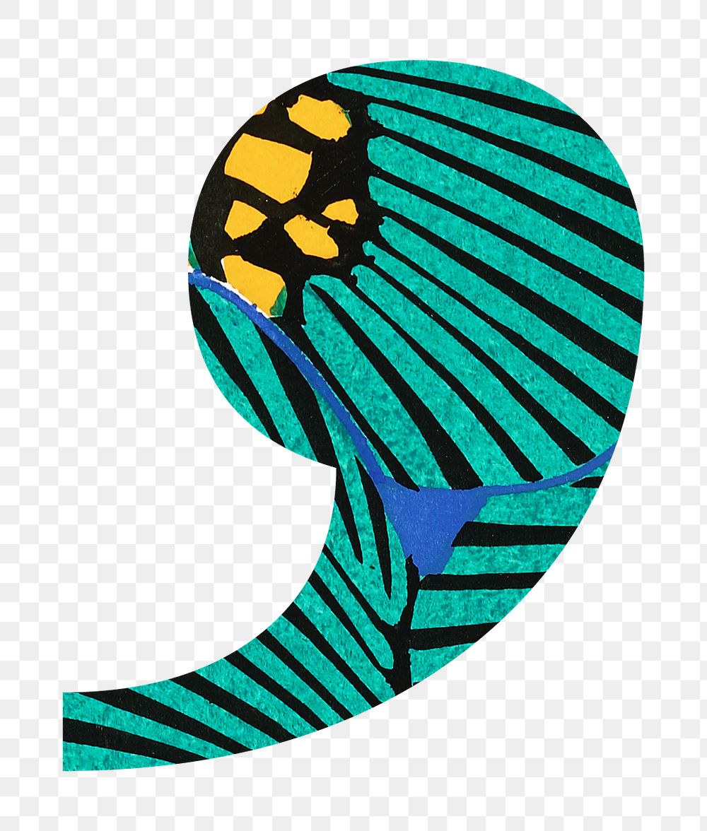 Comma sign png Seguy Papillons | Free PNG - rawpixel