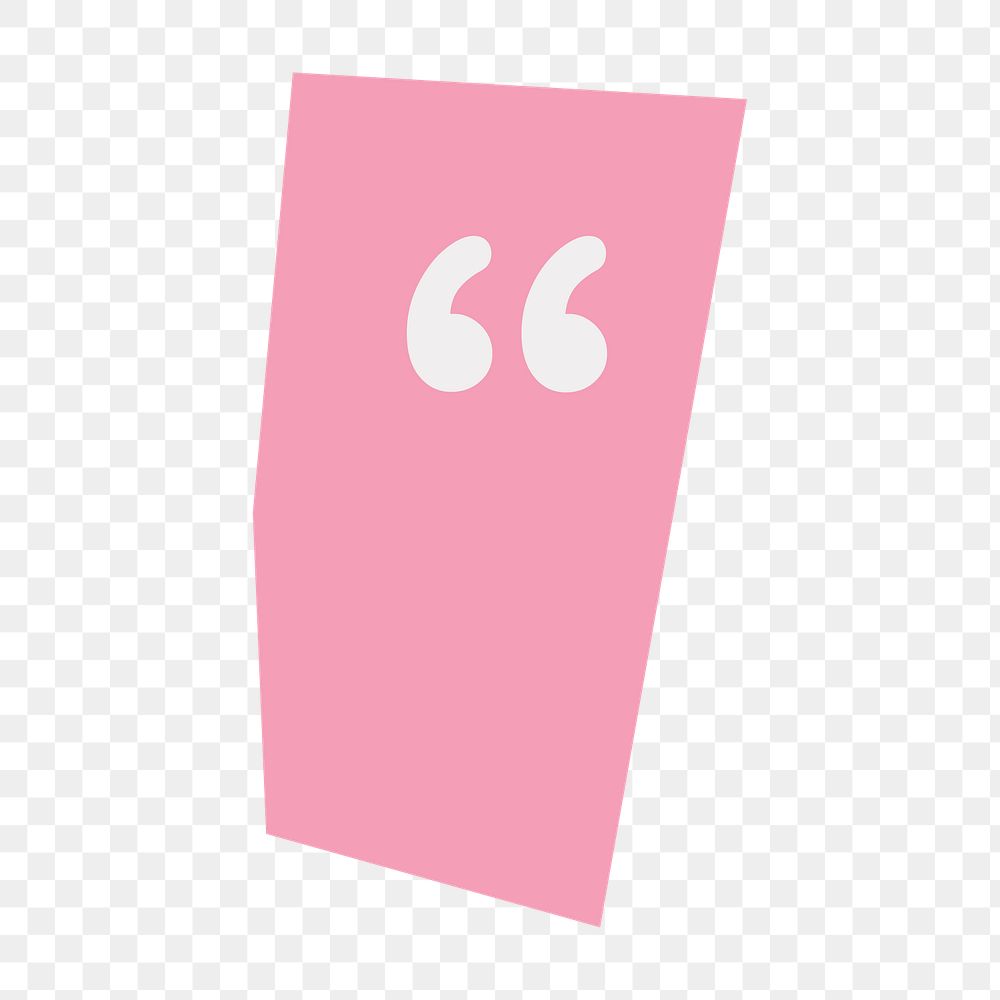 Quotation mark sign png papercut | Premium PNG - rawpixel