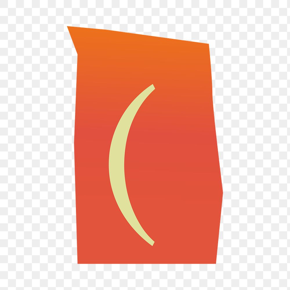 Parentheses sign png papercut illustration, | Free PNG - rawpixel